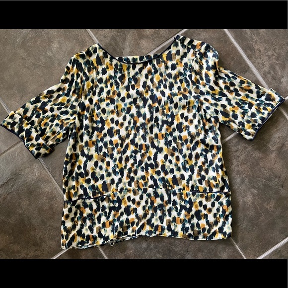 Zara | Tops | Zara Print Top | Poshmark
